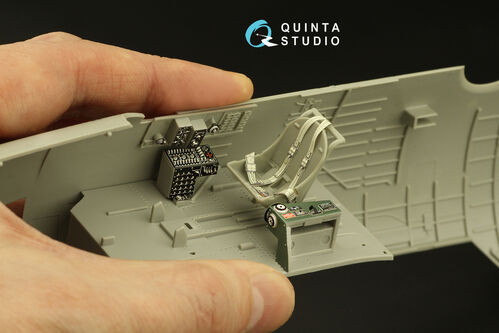 Quinta Studio QD32164 Grumman TBF-1 C Avenger - 3D-Printed & Coloured Interior (for Trumpeter kits)