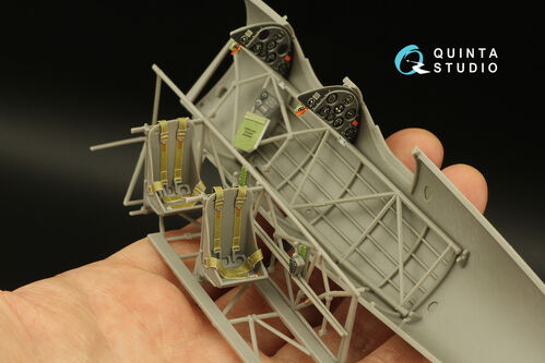 Quinta Studio QD32168 Stearman Pt-17 Kaydet - 3D-Printed & Coloured Interior (for Roden kits)