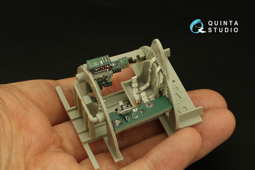 Quinta Studio QD32185 Grumman F4F-4 Wildcat - 3D-Printed & Coloured Interior (for Trumpeter kits)