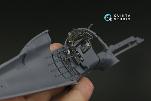 Quinta Studio QD32201 Macchi MC.202 Early - 3D-Printed & Coloured Interior (for Italeri kits)