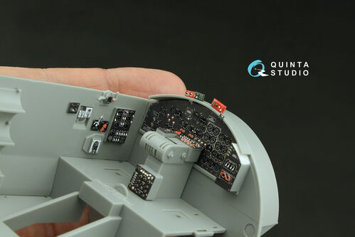 Quinta Studio QD32218 Boeing B-17G Flying Fortress - Pilot's Cockpit Interior 3D-Printed & Coloured (for HK Models kits)