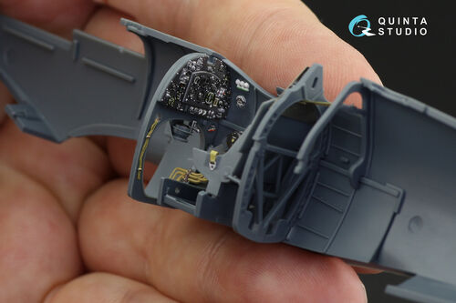 Quinta Studio QD48120 Supermarine Spitfire Mk.VIII - 3D-Printed & Coloured Interior (for Eduard kits)
