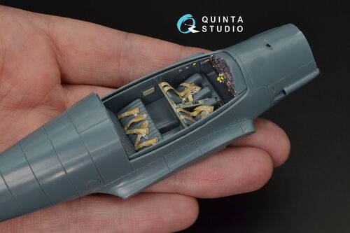 Quinta Studio QD48125 Messerschmitt Bf-108 - 3D-Printed & Coloured Interior (for Eduard kits)