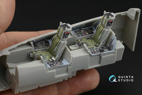 Quinta Studio QD48180 Grumman F-14 D Super Tomcat - 3D-Printed & Coloured Interior (for Hasegawa kits)