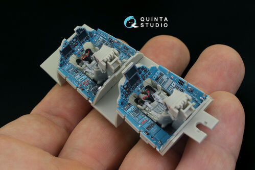 Quinta Studio QD48212 Sukhoi Su-30MKK Family - 3D-Printed & Coloured Interior (for Kitty Hawk kits)
