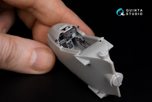 Quinta Studio QD48305 McDonell Douglas AV-8 B LEarly - 3D-Printed & coloured Interior on decal paper (for Hasegawa kits)