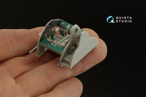 Quinta Studio QD48318 Grumman F4F-3 Wildcat Late - 3D-Printed & Coloured Interior (for Hobby Boss kits)