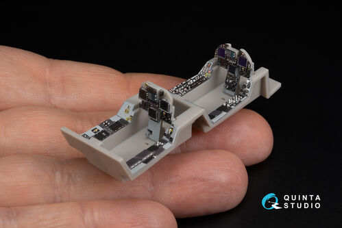 Quinta Studio QD48346 McDonnell Douglas FA-18 D Early - 3D-Printed & Coloured Interior (for Hasegawa kits)