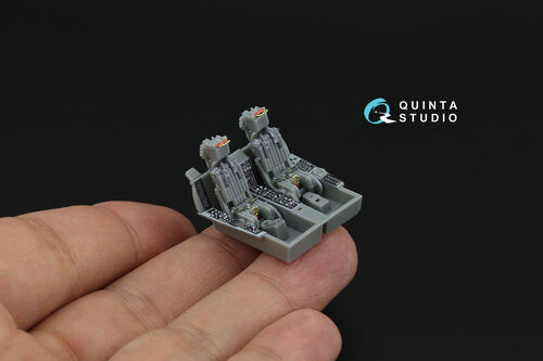 Quinta Studio QD72142 Grumman A-6 A Intruder - 3D-Printed & Coloured Interior (for Trumpeter kits)