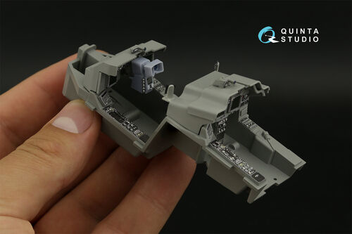 Quinta Studio QDS+35106 Boeing AH-64 D Apache - 3D-Printed & Coloured Interior with 3D-printed Resin Parts (Small Version / for Takom kits)