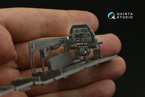Quinta Studio QDS32145 North American P-51 D Mustang - 3D-Printed & Coloured Interior Small Version (for Zoukei Mura kits)