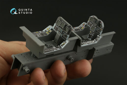 Quinta Studio QDS32156 McDonnell Douglas F/A-18 D Hornet Late - 3D-Printed & Coloured Interior Small Version (for Academy kits)