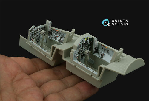 Quinta Studio QDS32227 MiG-29 UB - 3D-Printed & Coloured Interior Small Version (for Trumpeter kits)