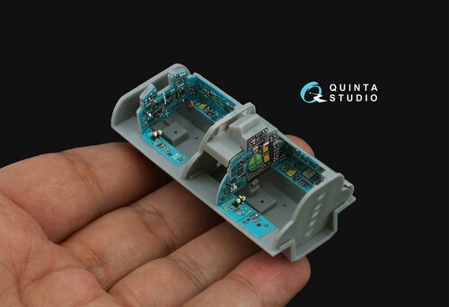 Quinta Studio QDS48504 MiG-31 B - 3D-Printed & Coloured Interior Small Version (for Hobby Boss kits)