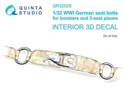 Quinta Studio QR32029 German WWI Seats Belts for Bombers