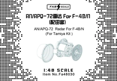 Fab Scale Fa48030 AN/AGP-72 Radar For F-4B/N