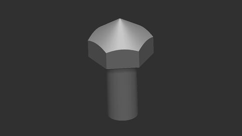 Firma49 T042-16 Bullet-Proof Bolt - Hexagonal
