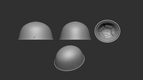 Firma49 H024-35 British Tank Helmet Mk.II (Detail)