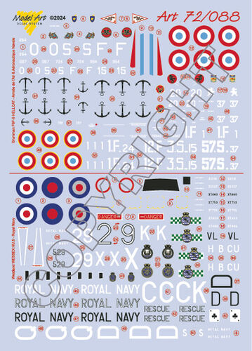 Model Art 72088 Westland Wessex HU.5 Decals