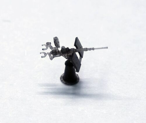 Seed Hobby 350016 WWII USN 20mm Oerlikon AA Gun Single Early Type A (12pcs) 3D Printing