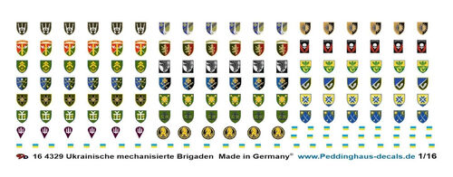Peddinghaus-Decals 4329 Ukrainian Mechanised Brigades