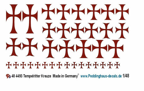 Peddinghaus-Decals 4493 Templar Crosses