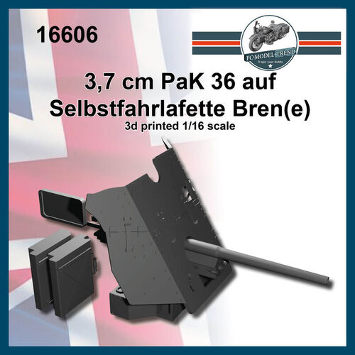 FC ModelTrend 16606 3,7cm PaK 36 Auf Selbstfahrlafette Bren(e)