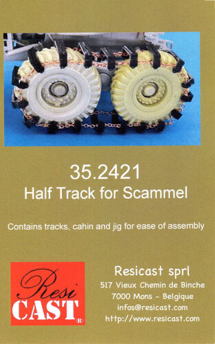 Resicast 352421 Half Track Set for Scammell (or other trucks)