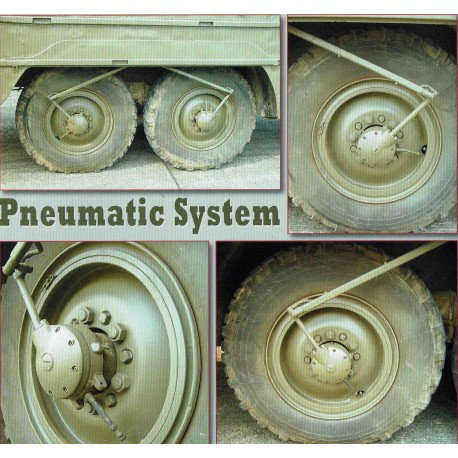 Resicast 352427 Wheels and Inflating Mechanism for DUKW (for Italeri Kits)