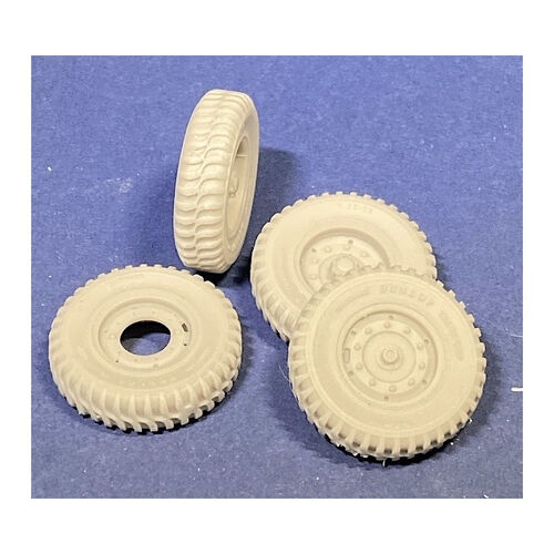 Resicast 352444 Dunlop Wheels for ICM Retriever Kits