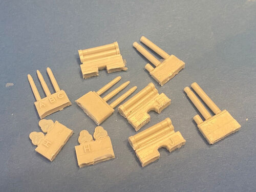 Resicast 352475 Ammo & Containers for 75mm Pack Howitzer