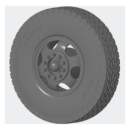 Resicast 352482 Front Wheels Diamond 980/981-M-20 - Dunlop Set 1 (for Merit and I Love Kits)