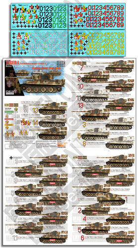 Echelon Fine Details AXT351056 Tiger I Panzerkampfwagen VI Ausf. E - Schwere Panzer Abteilung 506 - Eastern Front 1943-1944