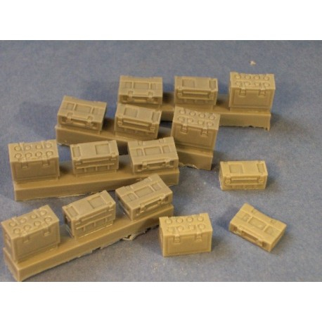 Resicast 352287 British 25 pdr Ammo Boxes