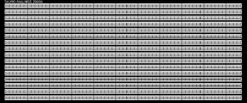 TAURO MODEL 700-03 3 Lower Wires Railings