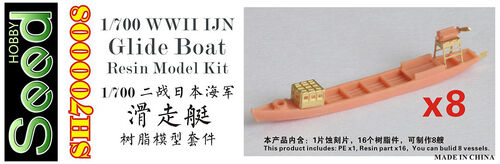 Seed Hobby SH700008 IJN WWII Glide Boat (8 vessels - Resin Model Kit)