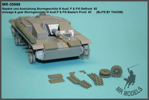 MR Modellbau 35668 Stowage And Gear Sturmgeschütz III Ausf.F And F/8 Eastern Front #2 (Blitz By Takom)