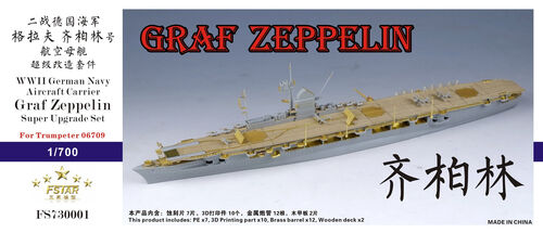 Five Star Model 730001 German WWII Navy Aircraft Carrier Graf Zeppelin Super - Upgrade Set (for Trumpeter 06709 Kit)