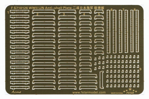 Five Star Model 710126 IJN WWII Anti-shell Plate