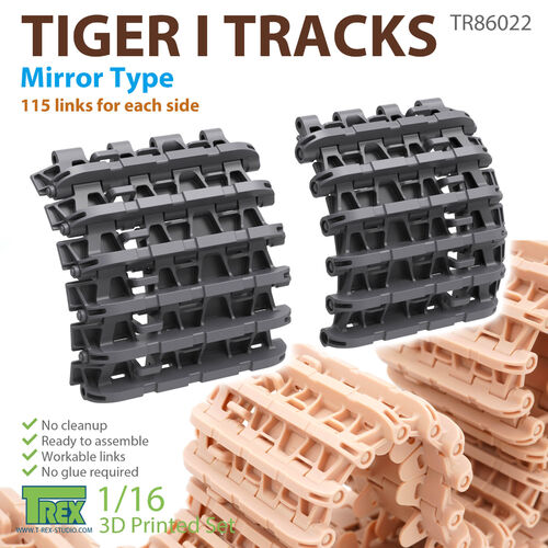 T-Rex Studio 86022 Tiger I Tracks Mirror Type