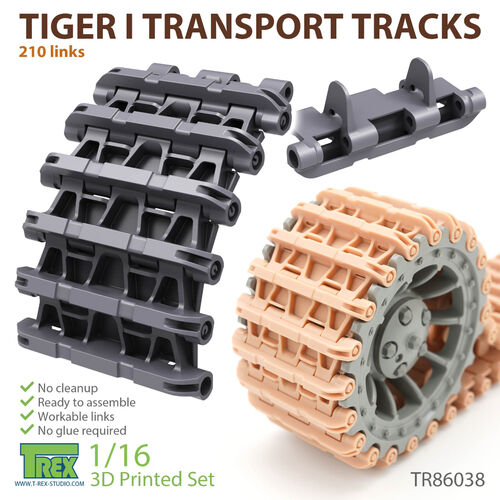 T-Rex Studio 86038 Tiger I Transport Tracks