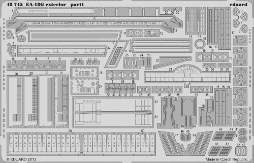 Eduard 48745 EA-18G exterior ITALERI