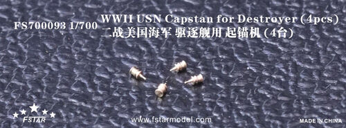 Five Star Model 700093 US Navy WWII Capstan for Destroyer (4 pcs)