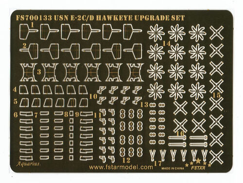 Five Star Model 700133 Grumman E-2 C/D Hawkeye - Upgrade Set for Trumpeter kits