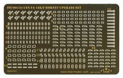 Five Star Model 700134 Boeing FA-18 E/F Super Hornet - Upgrade Set for Trumpeter kits