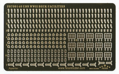 Five Star Model 700140 US Navy WWII Vessel Deck Facilities
