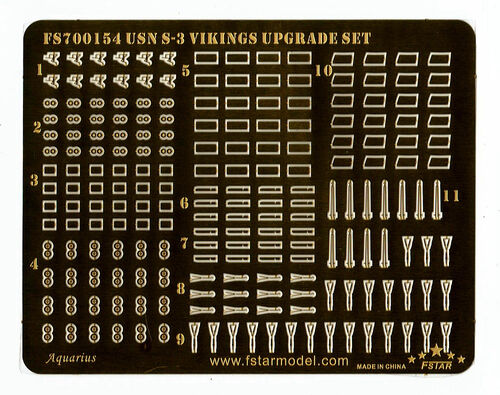Five Star Model 700154 Lockheed S-3 Viking - Upgrade set for Trumpeter Kits
