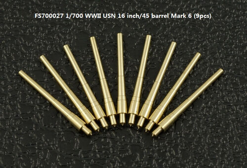 Five Star Model 700027 US Navy WWII 16 inch/45 barrel Mark 6 (9 pcs)