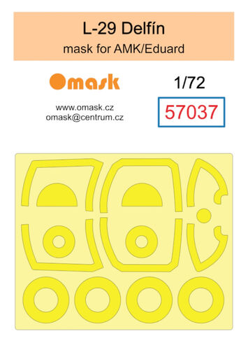 Omask 57037 L-29 Delfín Mask (For AMK/Eduard)
