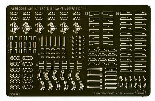 Five Star Model 350056 US Navy F/A-18 C/D Hornet - Upgrade set (6 set for Trumpeter kits)